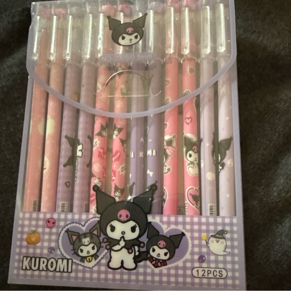Sanrio | Office | Kuromi Themed Pencil 2 Piece Set Pink And Purple ...